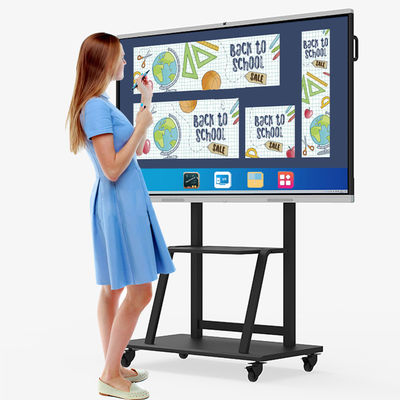 4K ความละเอียด 85 นิ้ว Smart Board, Digital Interactive Panel สำหรับ ...